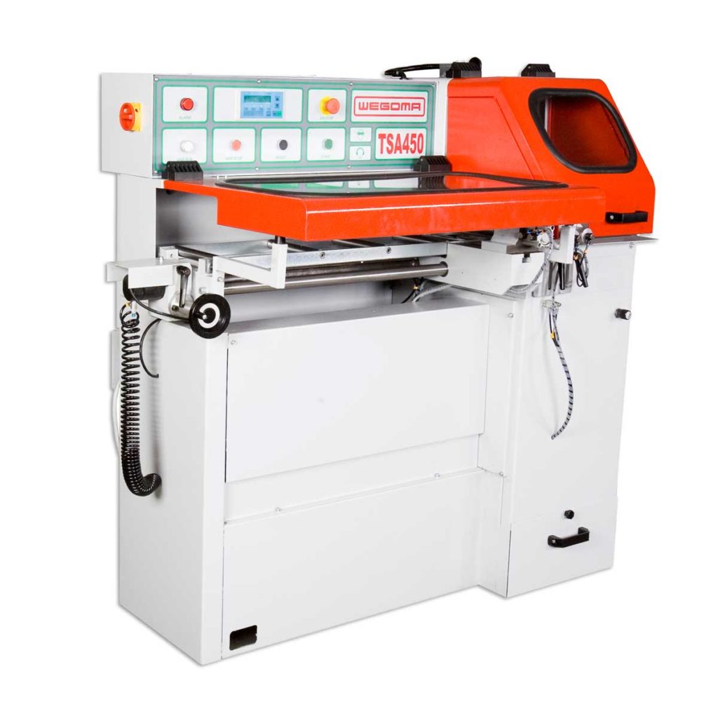 Automatic sawing of profiles 🠖 WEGOMA TSA450 Automatic Cut Off Saw!